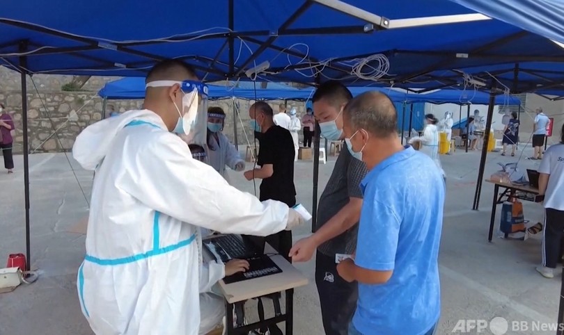 500万人規模のPCR検査は2日以内で完了 中国 写真1枚 国際ニュース：AFPBB News