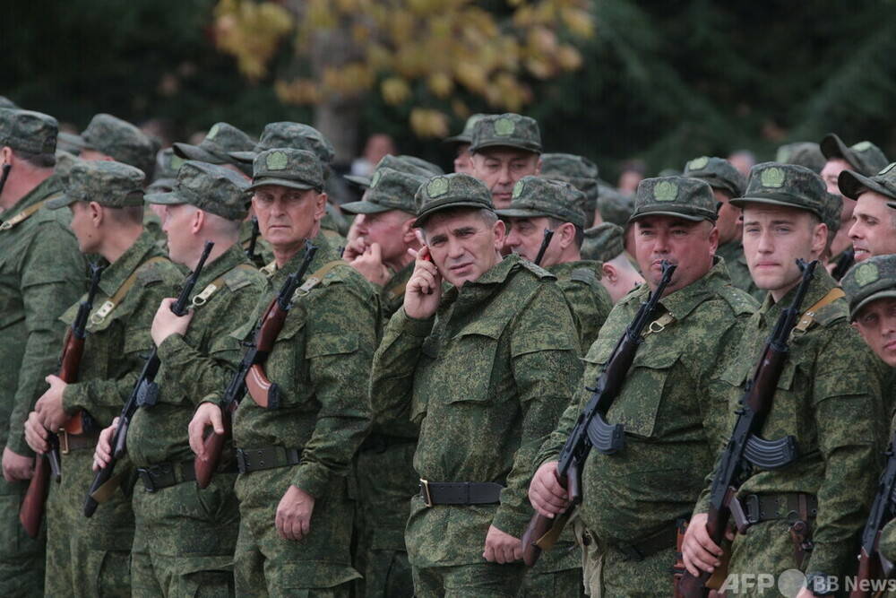 ロシア、予備兵30万人の動員完了 ウクライナに8万人超派遣 写真3枚 国際ニュース：AFPBB News