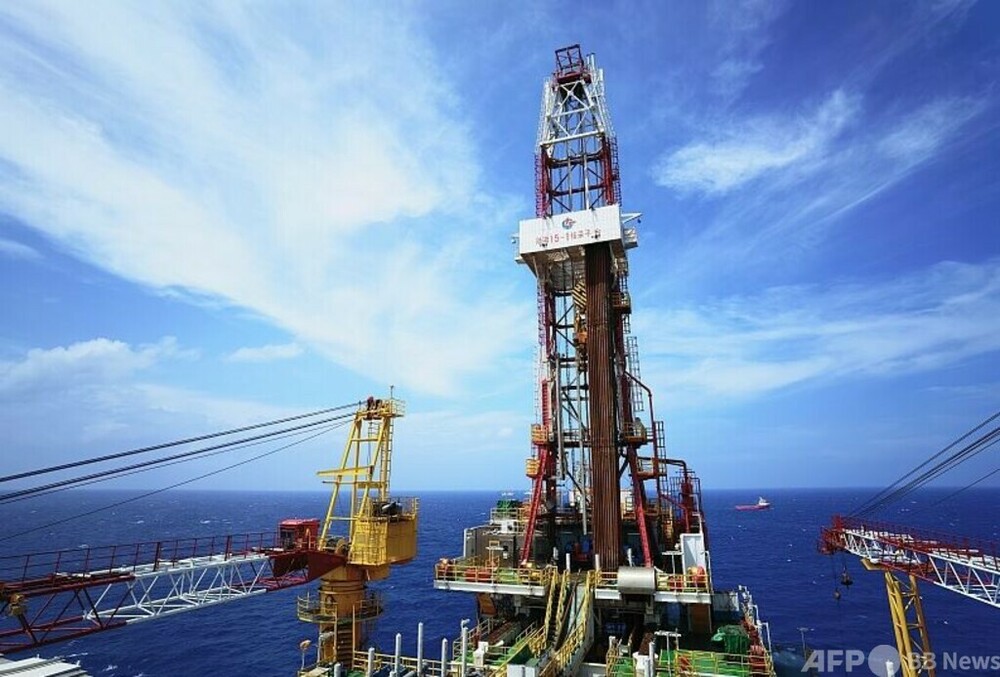 アジア一の大水深ジャケット「海基1号」が稼働開始 写真1枚 国際ニュース：AFPBB News