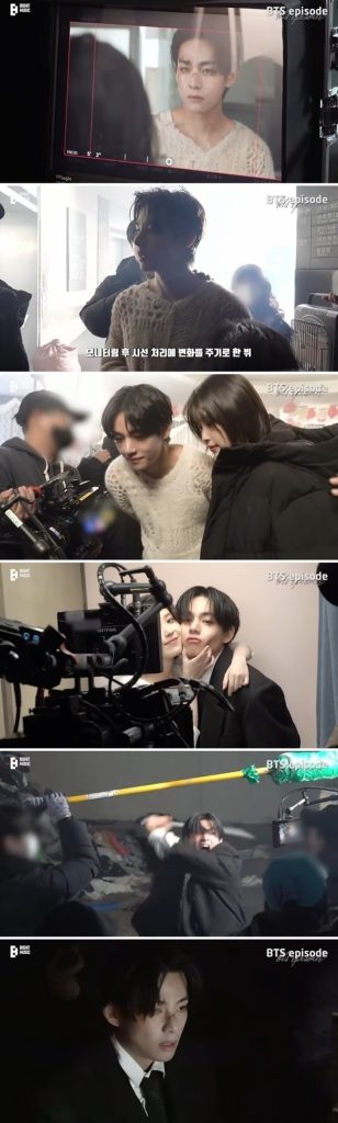 BTSのV、IUとギクシャク？したMV撮影ビハインド 写真枚 国際ニュース：AFPBB News