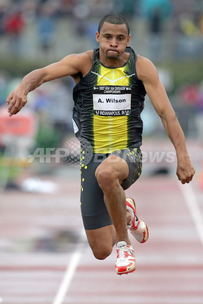 Aarik Wilson 男子三段跳びを制す 写真2枚 国際ニュース：AFPBB News