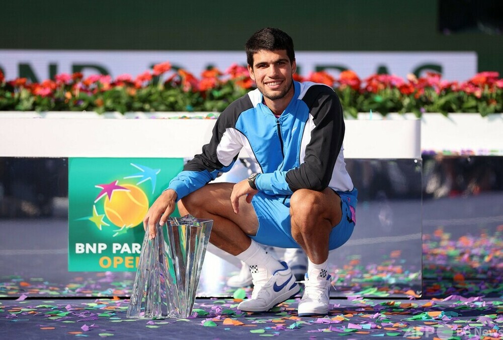 アルカラスがBNPパリバOP連覇 2年連続でメドベージェフ下す 写真10枚 国際ニュース：AFPBB News