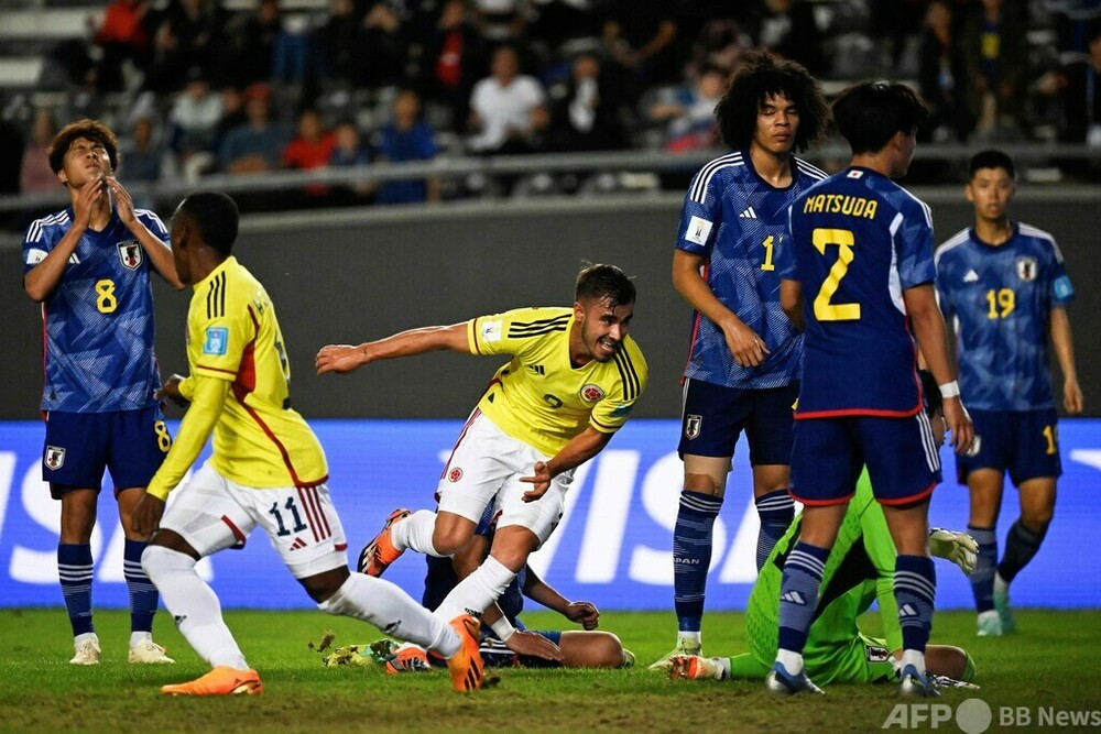 日本、第2戦はコロンビアに逆転負け U-20W杯 写真8枚 国際ニュース：AFPBB News