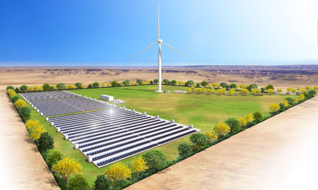 【東芝エネルギーシステムズ】サウジアラビアにおけるハイブリッド再エネ発電システム実証事業を開始 写真1枚 国際ニュース：AFPBB News