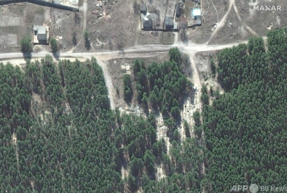 イジューム集団墓地の衛星画像 ウクライナ 写真17枚 国際ニュース：AFPBB News