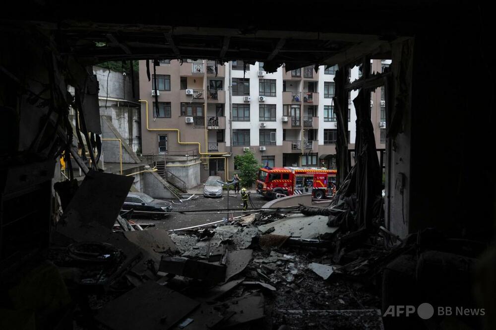ロシアのウクライナ首都攻撃で6人死亡、40人超負傷 写真1枚 国際ニュース：AFPBB News