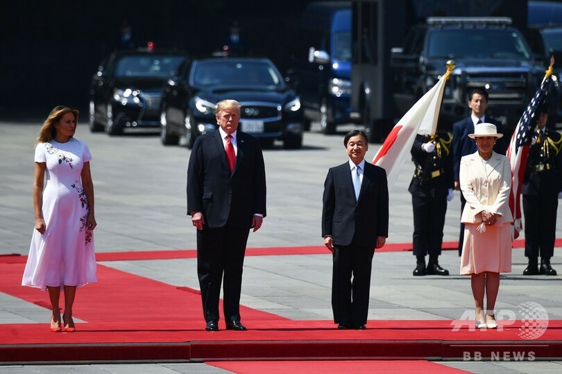 トランプ大統領、皇居で天皇陛下と会見 写真30枚 国際ニュース:afpbb News
