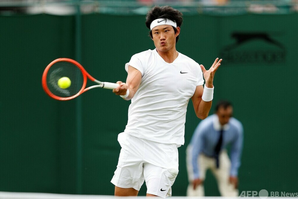 張が中国男子初のトップ100入りへ テニス 写真1枚 国際ニュース：afpbb News