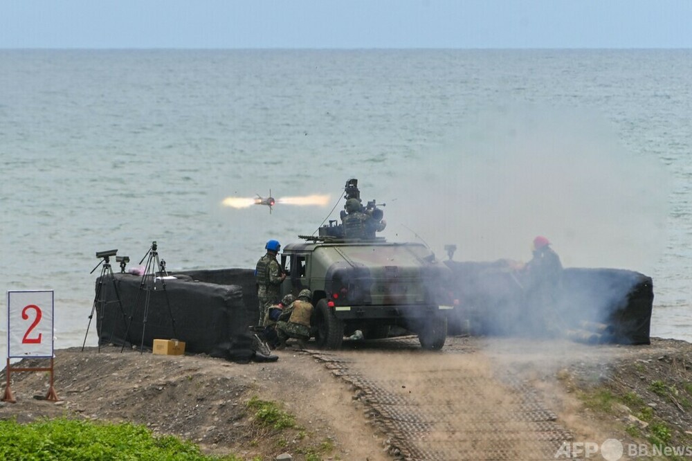 台湾、ミサイル実射演習 写真8枚 国際ニュース：AFPBB News