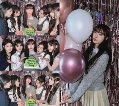 FIFTY FIFTYのハナ、メンバーたちと祝う「18歳の誕生日」 写真枚 国際ニュース：AFPBB News