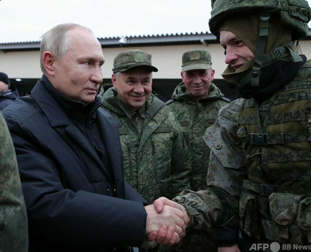 ロシア大統領、招集兵訓練所を初視察 写真6枚 国際ニュース:afpbb News