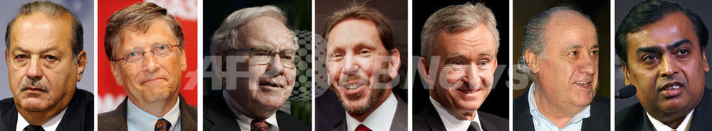 フォーブス世界長者番付、メキシコ通信王が初の首位 写真1枚 国際ニュース：AFPBB News