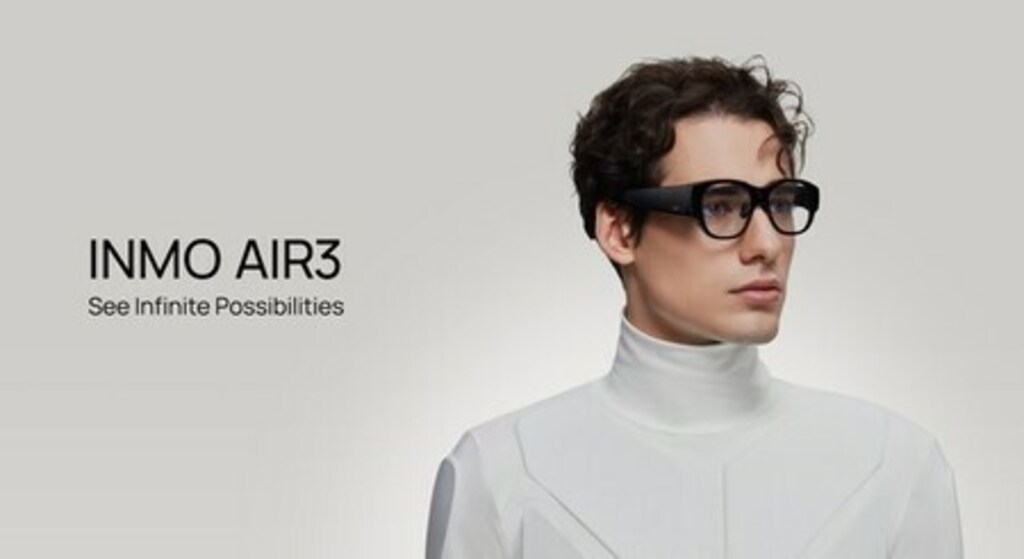 INMO、世界初の1080ピクセルフルカラー光導波路オールインワン拡張現実スマートグラス「INMO Air3」を発表 写真1枚 国際ニュース ...