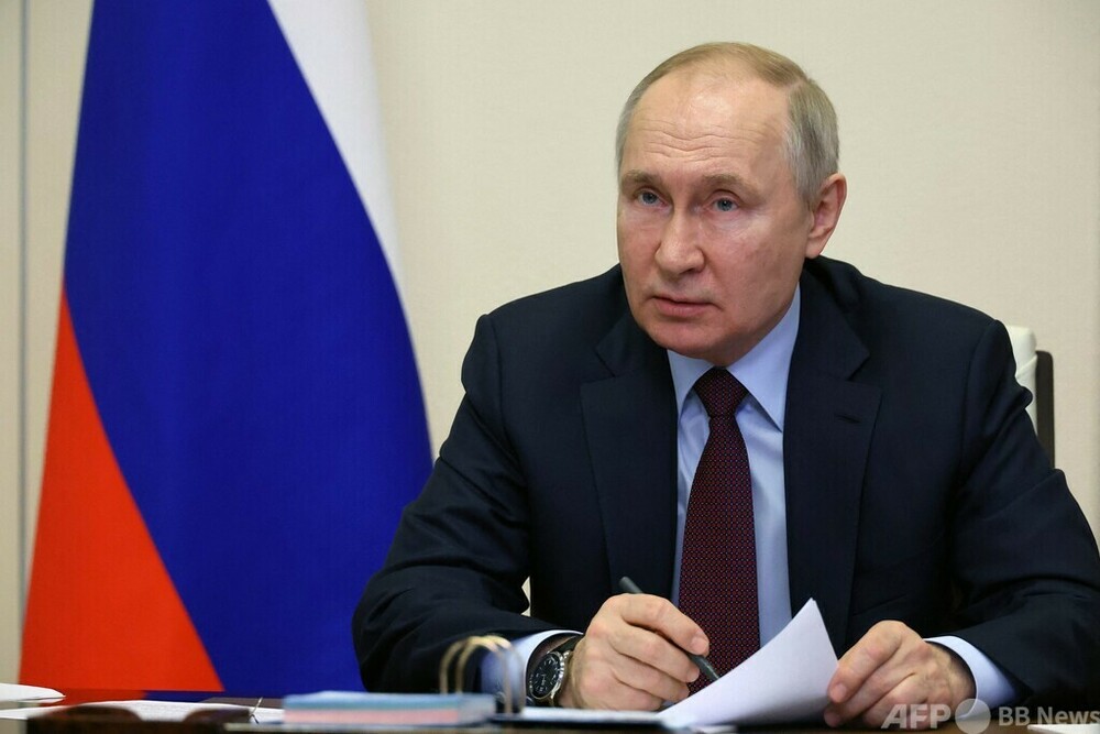プーチン氏、西側のウクライナ軍事支援強化を非難 写真1枚 国際ニュース：AFPBB News