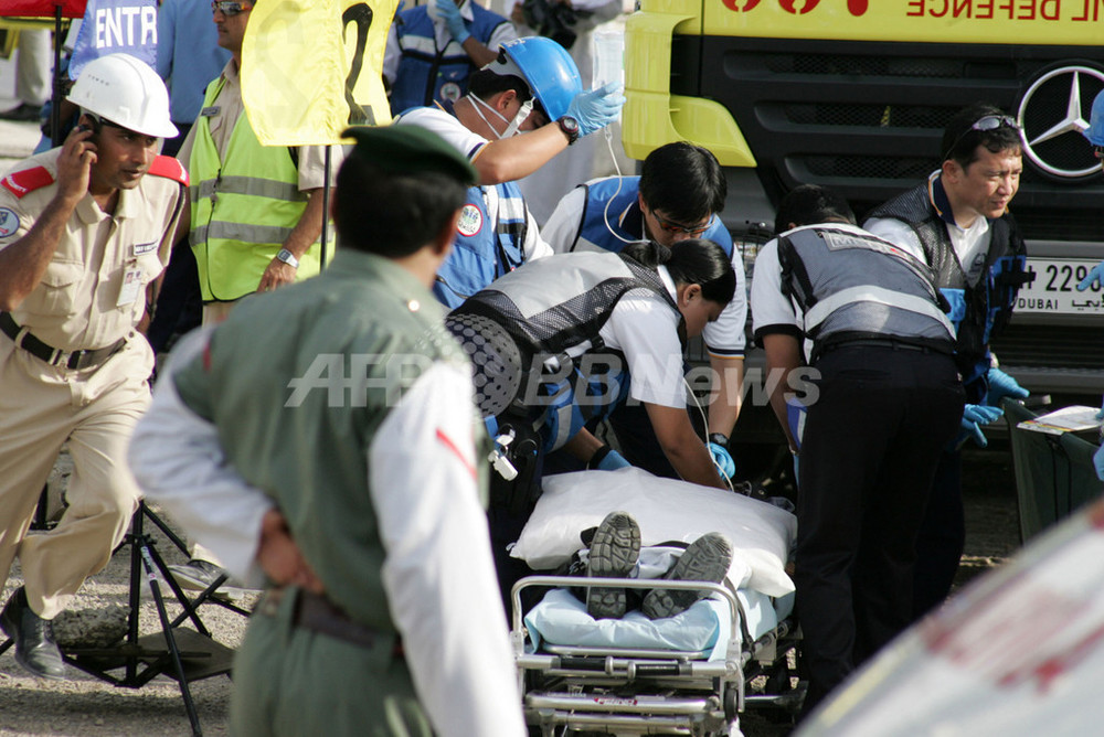 ドバイ高層ビル火災、浮き彫りになる外国人労働者の安全確保 - UAE 写真2枚 国際ニュース：AFPBB News