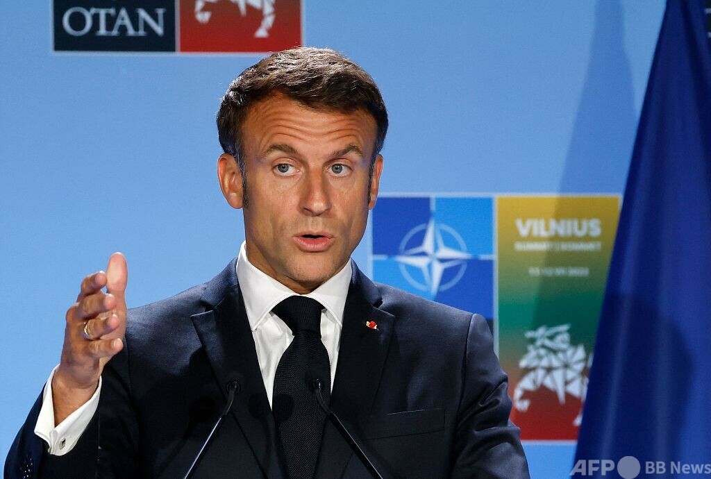 マクロン仏大統領 NATOの日本での連絡事務所設置への反対を再確認 写真1枚 国際ニュース：AFPBB News