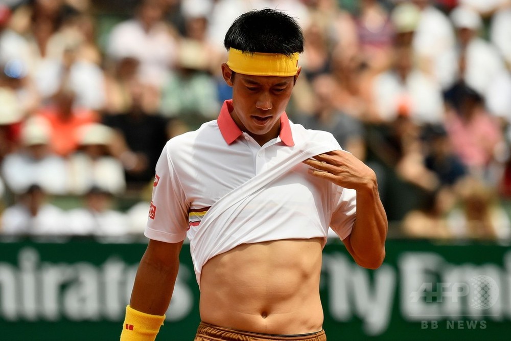 錦織は準々決勝進出ならず、ティエムが3年連続の全仏8強 写真9枚 国際ニュース:afpbb News
