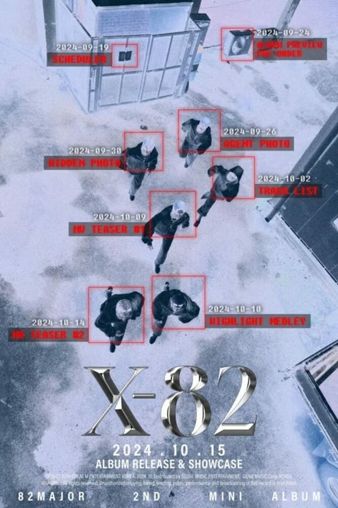 82MAJOR、ミニアルバム「X-82」スケジュールを公開 写真枚 国際ニュース：AFPBB News