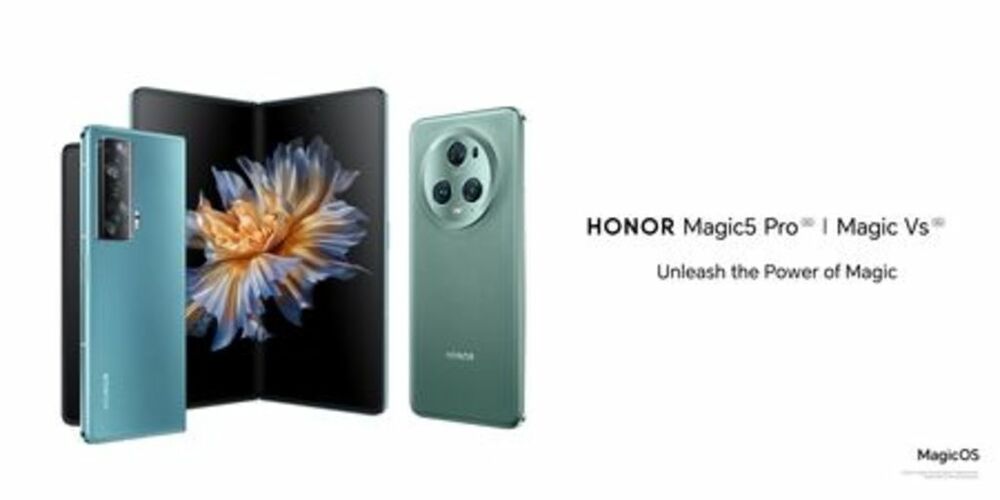 HONORがMWC 2023でHONOR Magic5シリーズとHONOR Magic Vsのグローバル発売を発表 写真1枚 国際ニュース：AFPBB News
