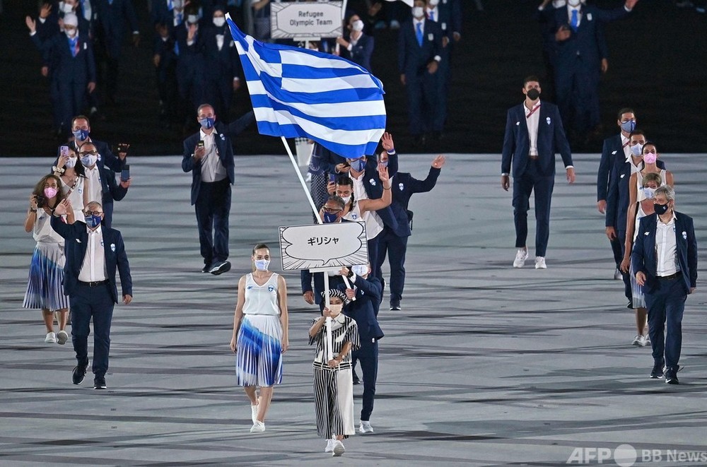 東京五輪開会式で入場行進する各国の選手団 写真37枚 国際ニュース:afpbb News