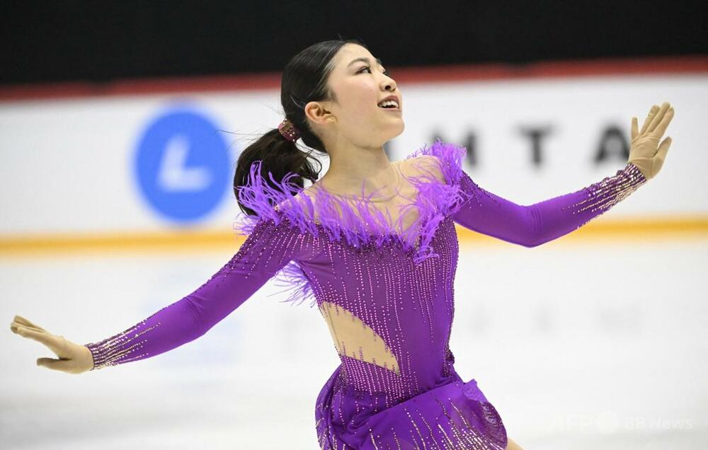 千葉百音が女子2位、鍵山優真は男子3位発進 フィンランディア杯 写真11枚 国際ニュース：AFPBB News