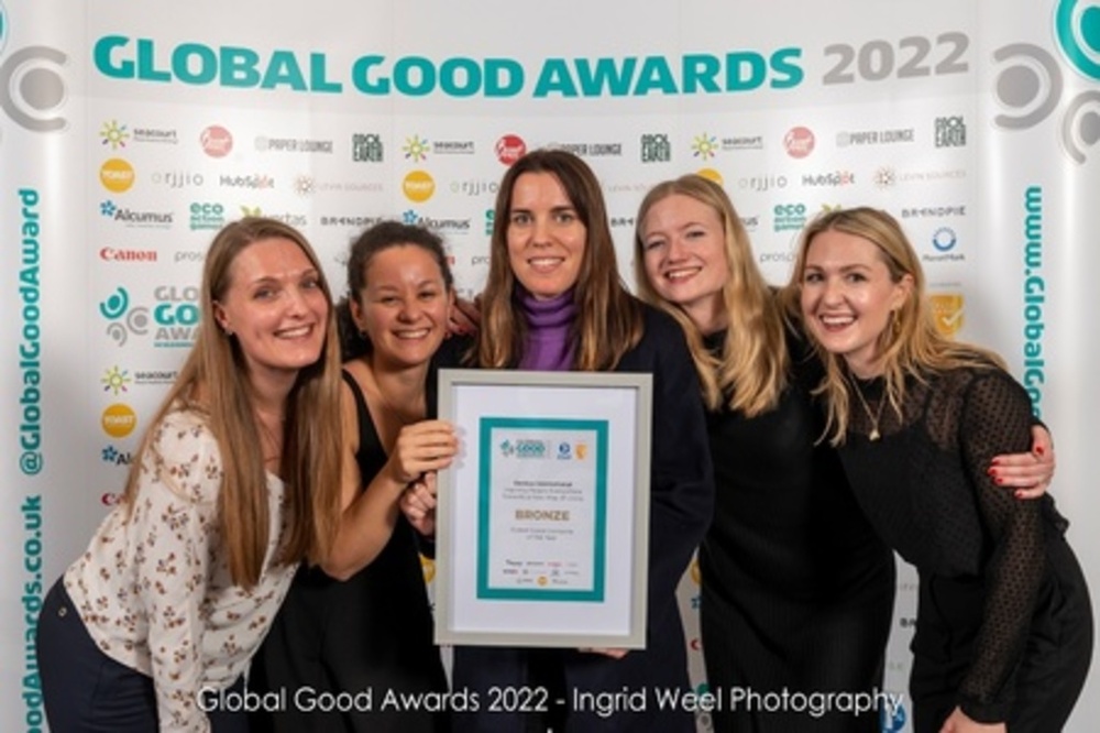 電通グループ、Global Good Awardsにて「グローバルグッド企業賞」を受賞 写真1枚 国際ニュース：AFPBB News