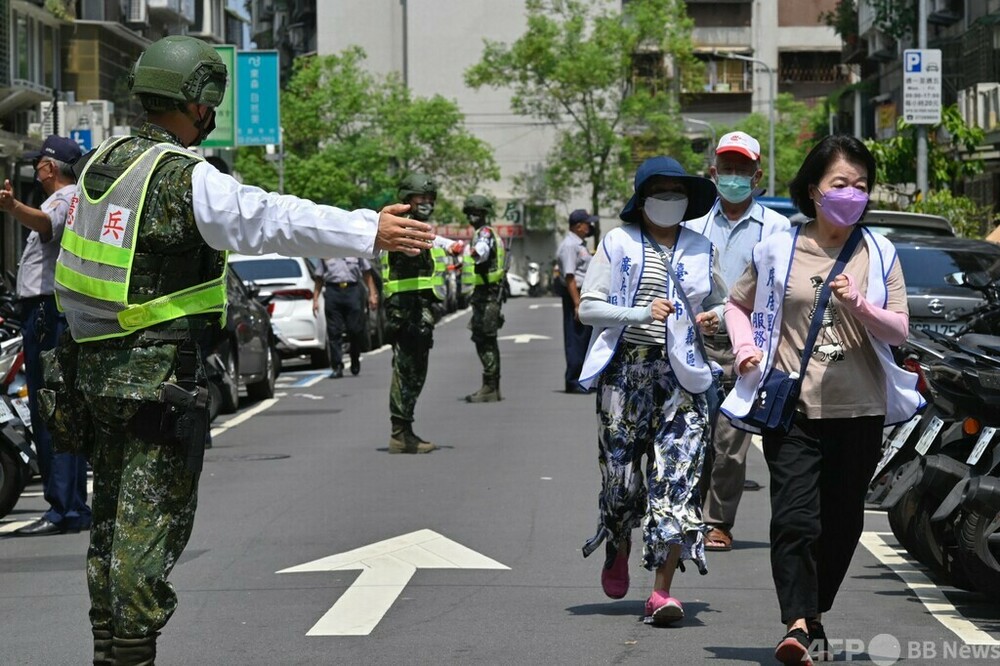 台湾、中国の侵攻想定した大規模軍事演習 ウクライナの教訓踏まえ 写真6枚 国際ニュース：AFPBB News