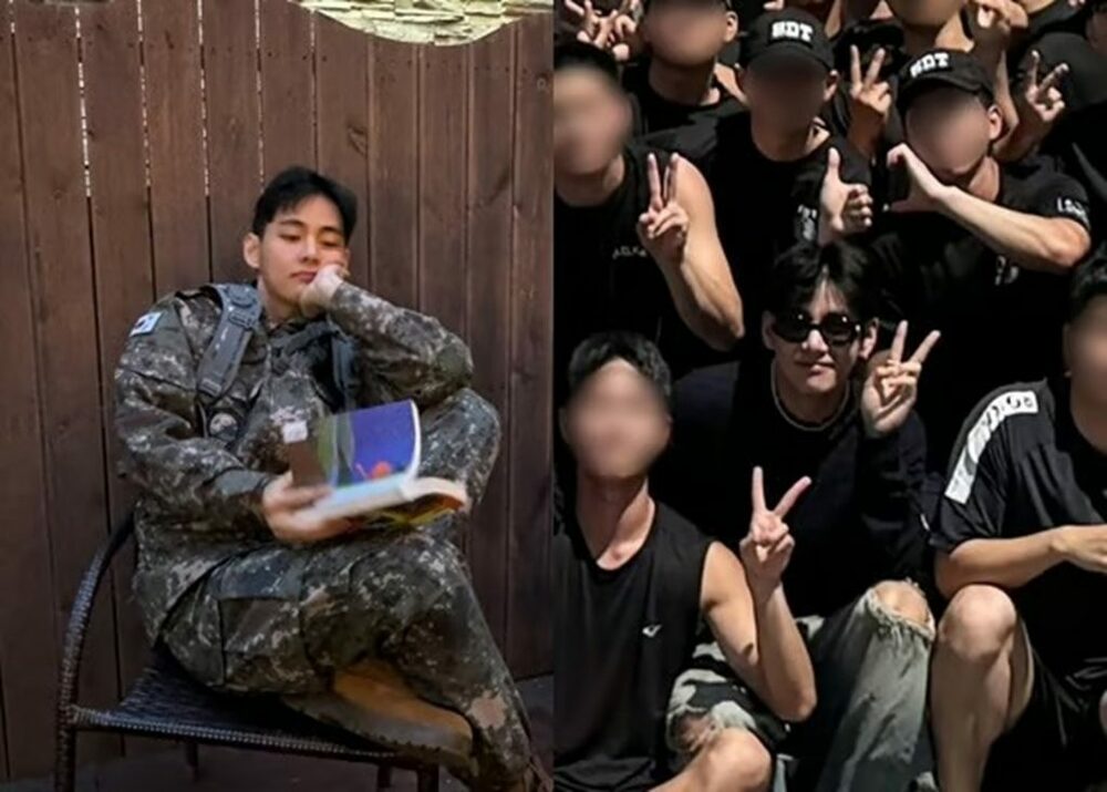 BTSのV、後輩の除隊式にサプライズ訪問 写真枚 国際ニュース：AFPBB News