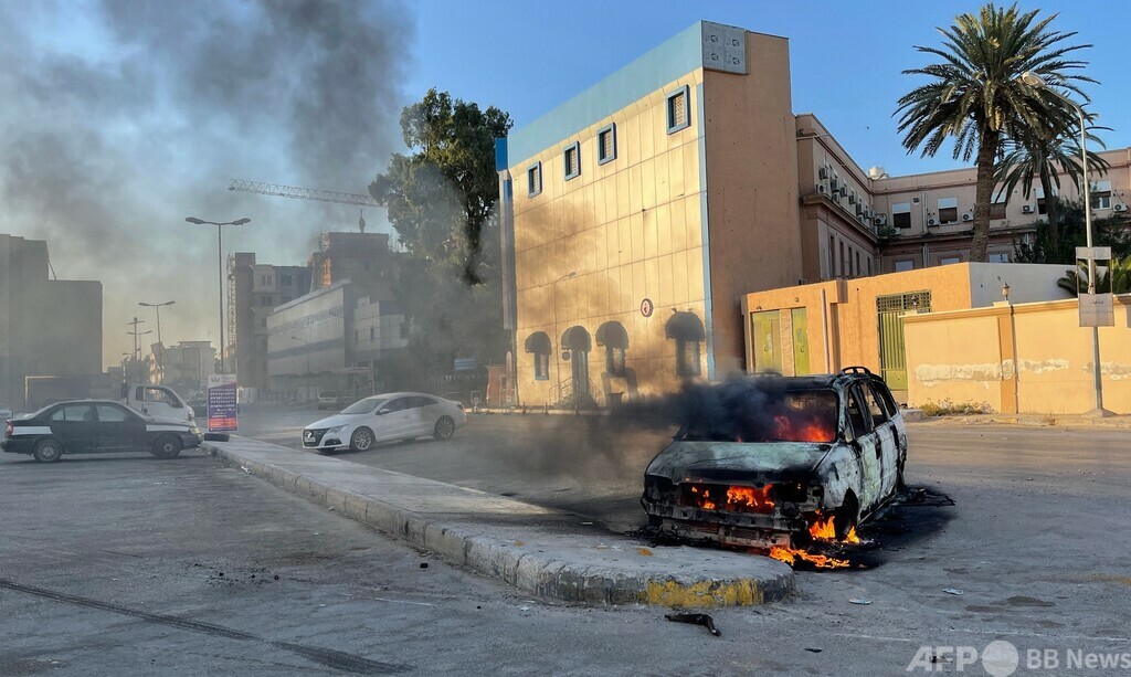 リビア首都で武力衝突、23人死亡 東西で新たな大規模紛争の恐れ 写真9枚 国際ニュース：afpbb News 