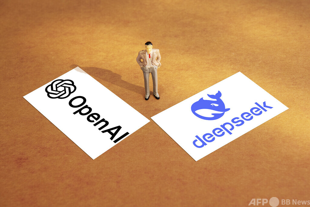 中国の生成AIモデルDeepSeek 西側諸国が引き続き注目 写真1枚 国際ニュース：AFPBB News