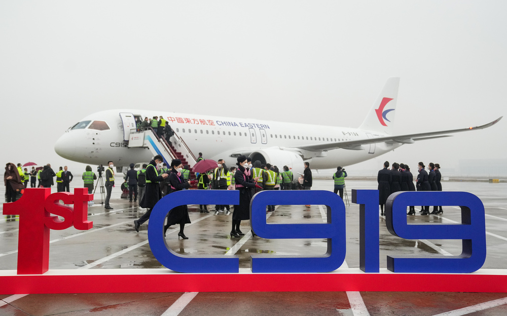 中国の国産旅客機「C919」、受注が千機超す 写真1枚 国際ニュース：AFPBB News