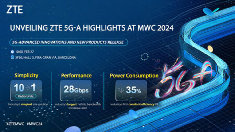 ZTEは、MWC 2024で卓越した5G-A主要製品を展示し、インテリジェントな未来を公開 写真1枚 国際ニュース：AFPBB News