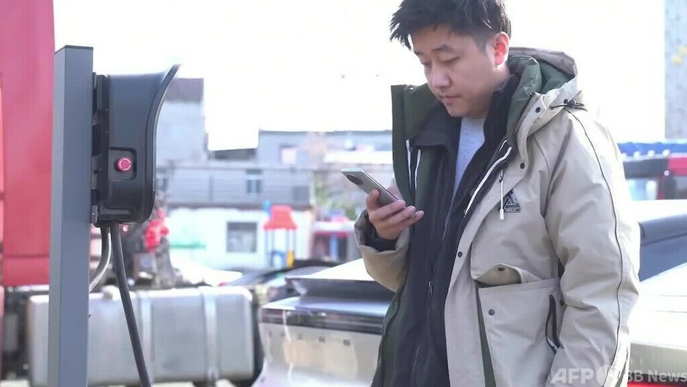 動画：充電設備が全村へ、農村部のEV普及がスムーズに 中国湖北省 写真1枚 国際ニュース：AFPBB News