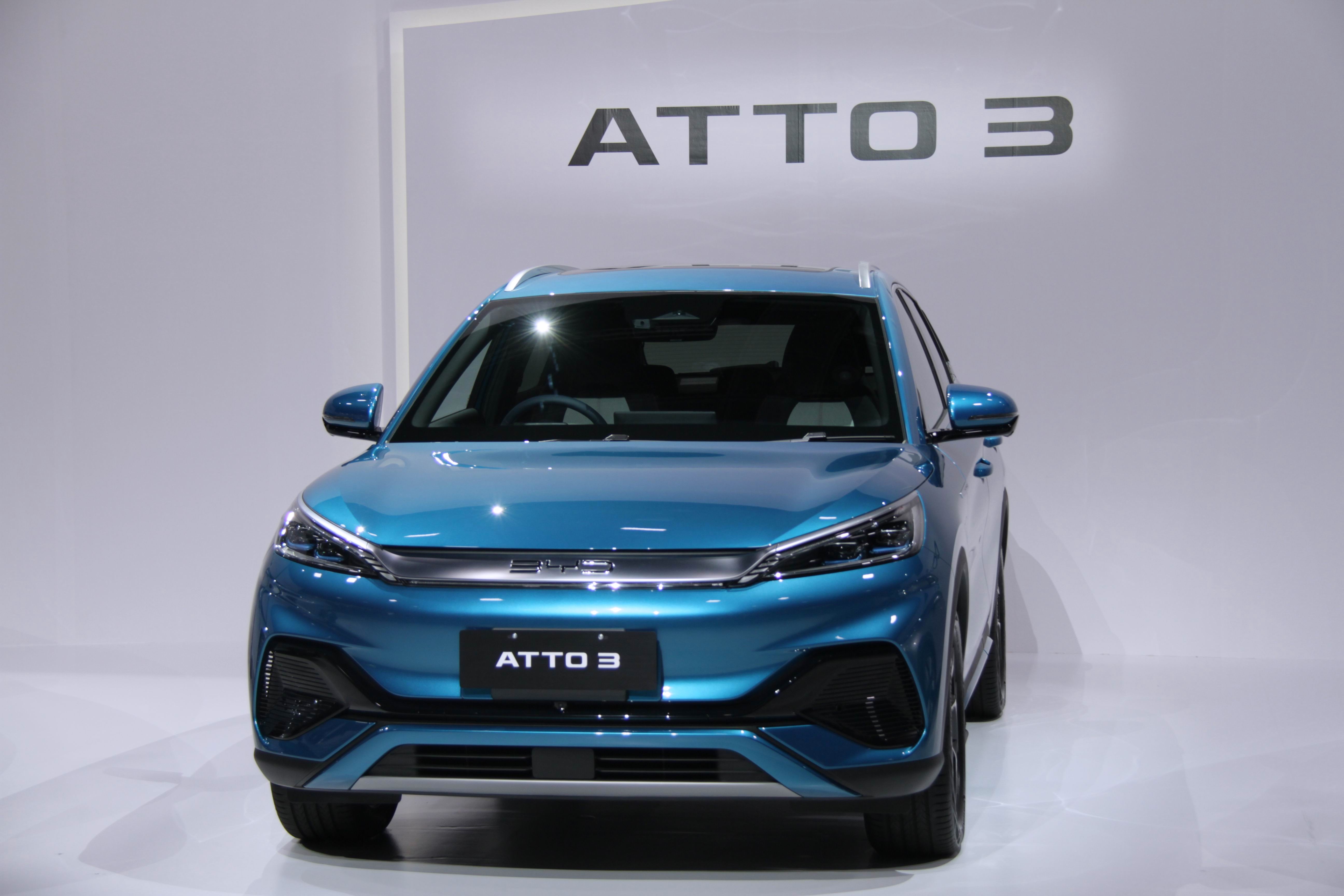 中国BYD、日本で「ATTO3」発売 全国に100店舗展開へ 写真1枚 国際ニュース：AFPBB News