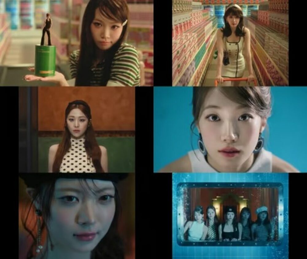 LE SSERAFIM、Googleとコラボした「Come Over」MV公開 写真枚 国際ニュース：AFPBB News