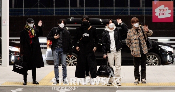 [★フォト] MONSTA X、「Jingle Ball」ツアーに参加するためアメリカへ – KOREA WAVE 写真枚 国際ニュース：AFPBB News