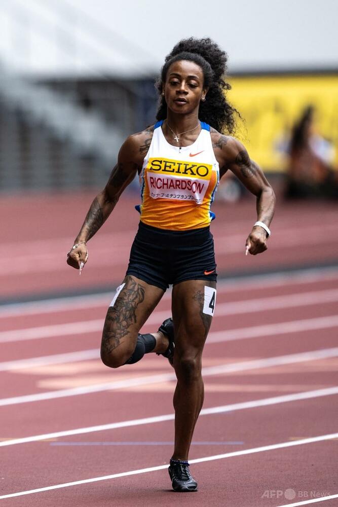 女子100mパリ銀のリチャードソンは4位 セイコーGGP 写真6枚 国際ニュース：AFPBB News