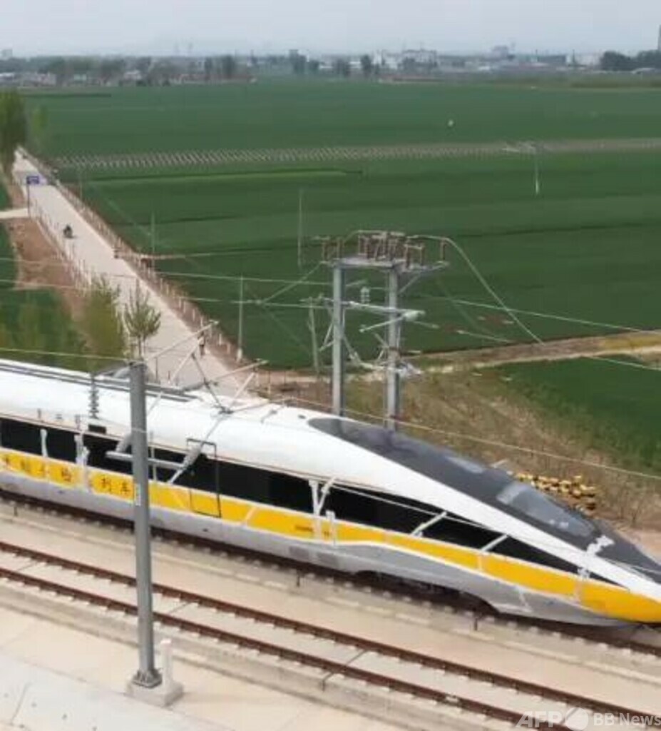 時速400キロ！ 世界最速の高速中国列車を取材 写真1枚 国際ニュース：AFPBB News