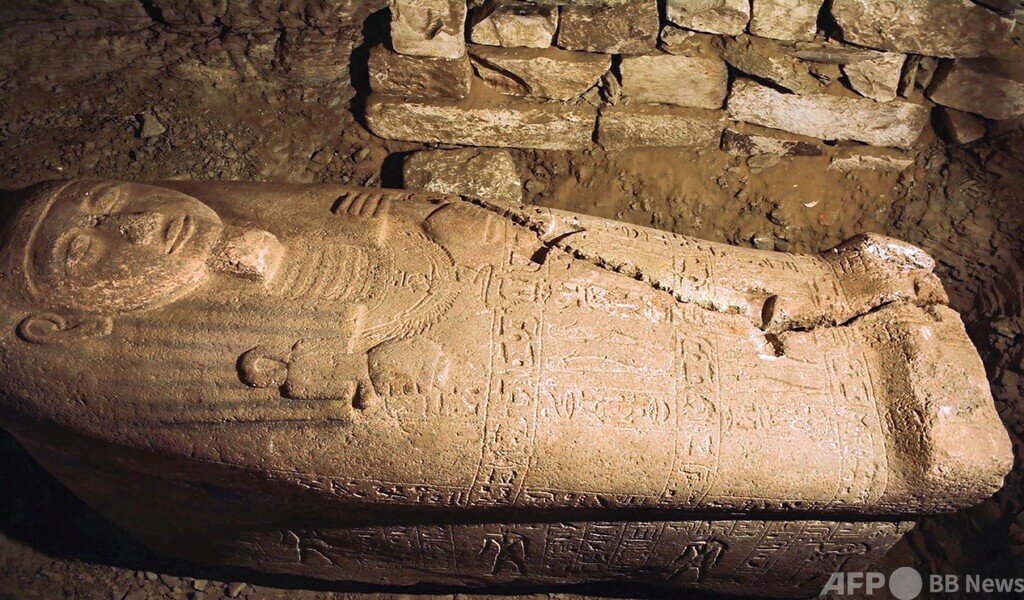 ラムセス2世時代の高官の石棺公開 エジプト 写真2枚 国際ニュース：AFPBB News