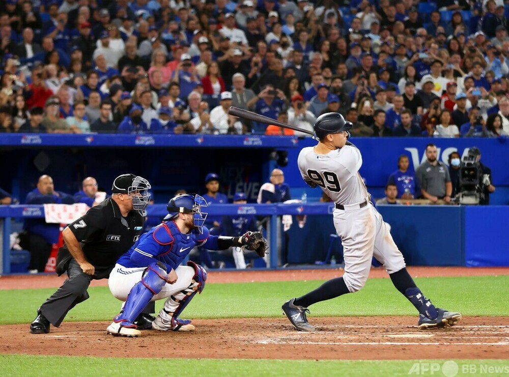 ジャッジが61号、マリス氏のア・リーグ最多本塁打に並ぶ 写真11枚 国際ニュース：AFPBB News